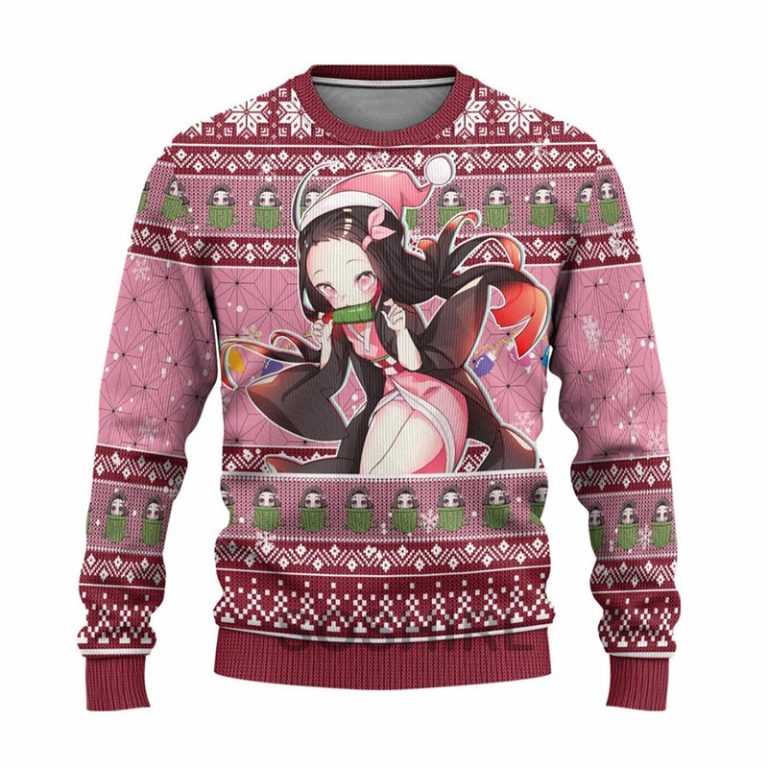 Demon Slayer Ugly Christmas Sweaters New Release 2025